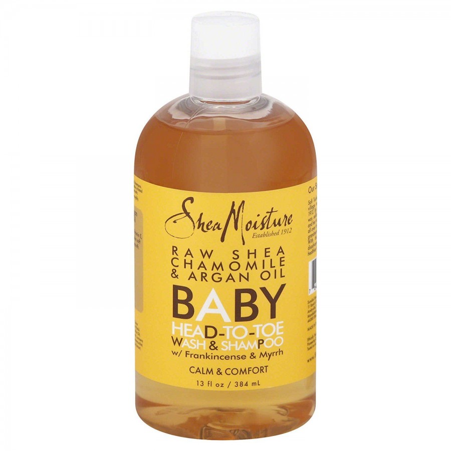 Shea Moisture Raw Shea Chomomile & Argan Oil Baby Head-To-Toe Wash ...